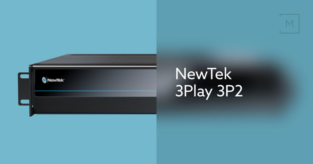 Vizrt 3Play 3P2 replay system med kontrollpanel - Mediability