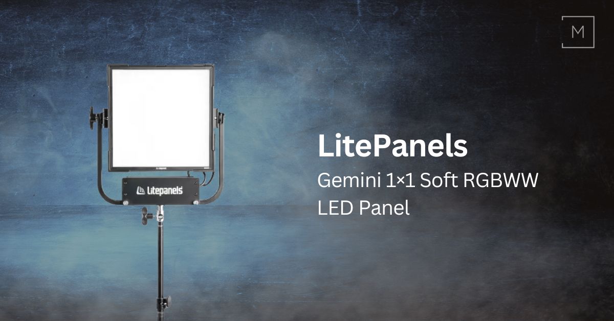 LitePanels Gemini 1x1 Soft RGBWW LED Panel - Mediability